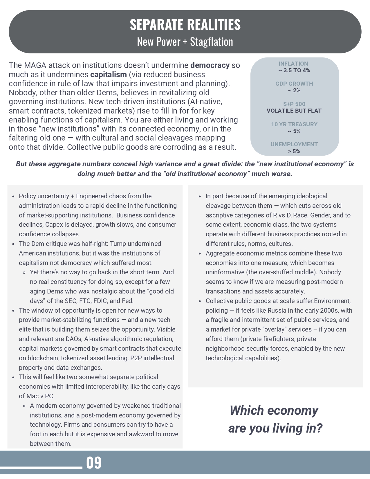 Scenarios - Breakwater Strategy